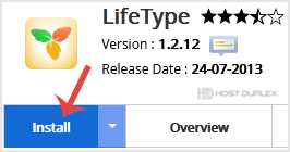 How to Install LifeType via Softaculous in cPanel? - Host Duplex Knowledgebase