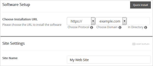 How to Install MODx via Softaculous in cPanel? - Host Duplex Knowledgebase How to Install MODx via Softaculous in cPanel? - Host Duplex Knowledgebase