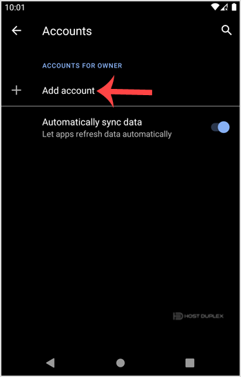 How To Add A Cpanel Email Account To An Android Mobile Host Duplex Knowledgebase