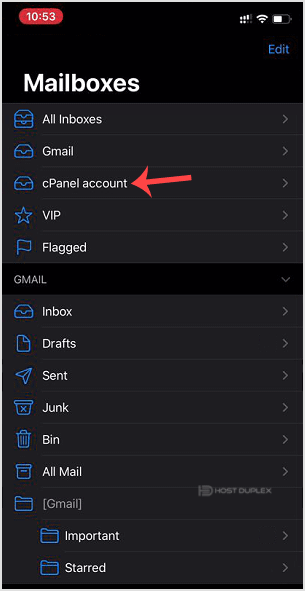 How to check/fetch an email on Apple/iOS? - Host Duplex Knowledgebase