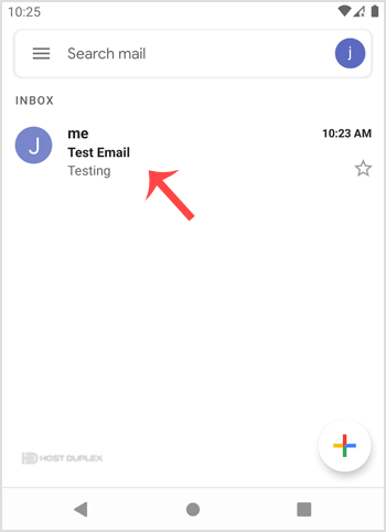 How to delete cPanel email in your Android mobile? - Host Duplex Knowledgebase