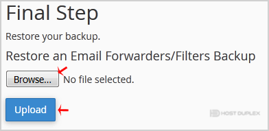 How to Restore cPanel Backup? - Host Duplex Knowledgebase