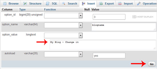 How To Edit Database Table Via Phpmyadmin In Cpanel Host Duplex
