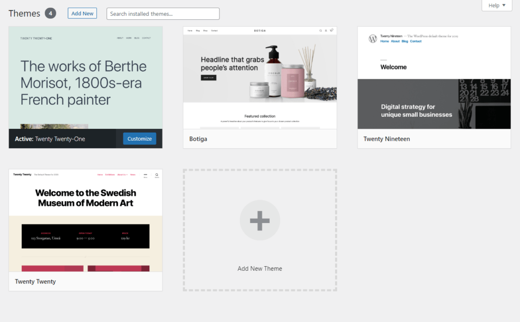 How to install a WordPress theme - Host Duplex Knowledgebase