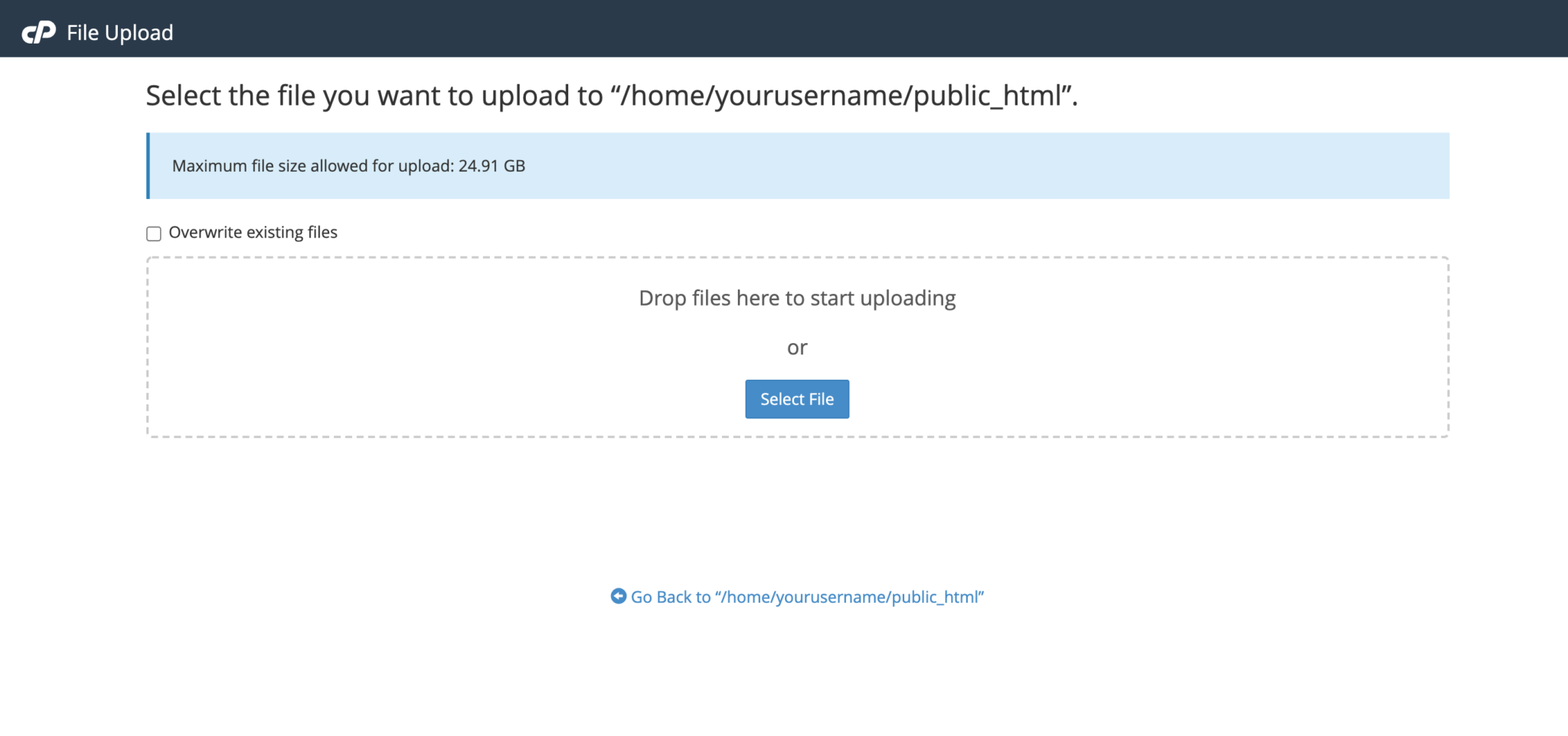 Where to upload website files using cPanel? - Host Duplex Knowledgebase